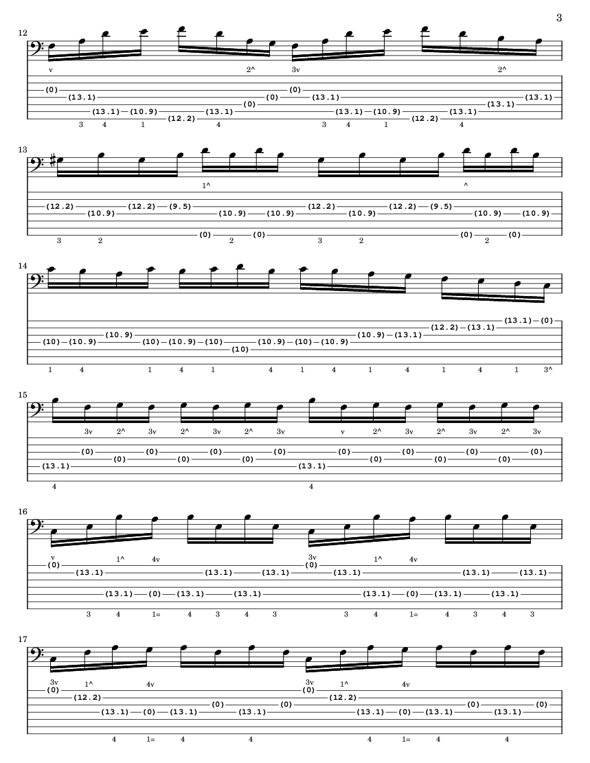 Cello Suite No. 1 in G Major BWV 1007 | NLTabs: an alternative Guqin ...